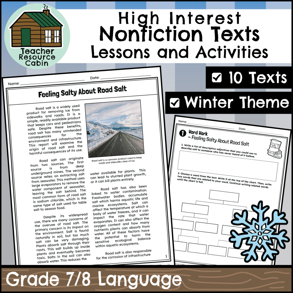 BUNDLE: High Interest Nonfiction Reading Passages (Grade 7/8) - Teacher ...