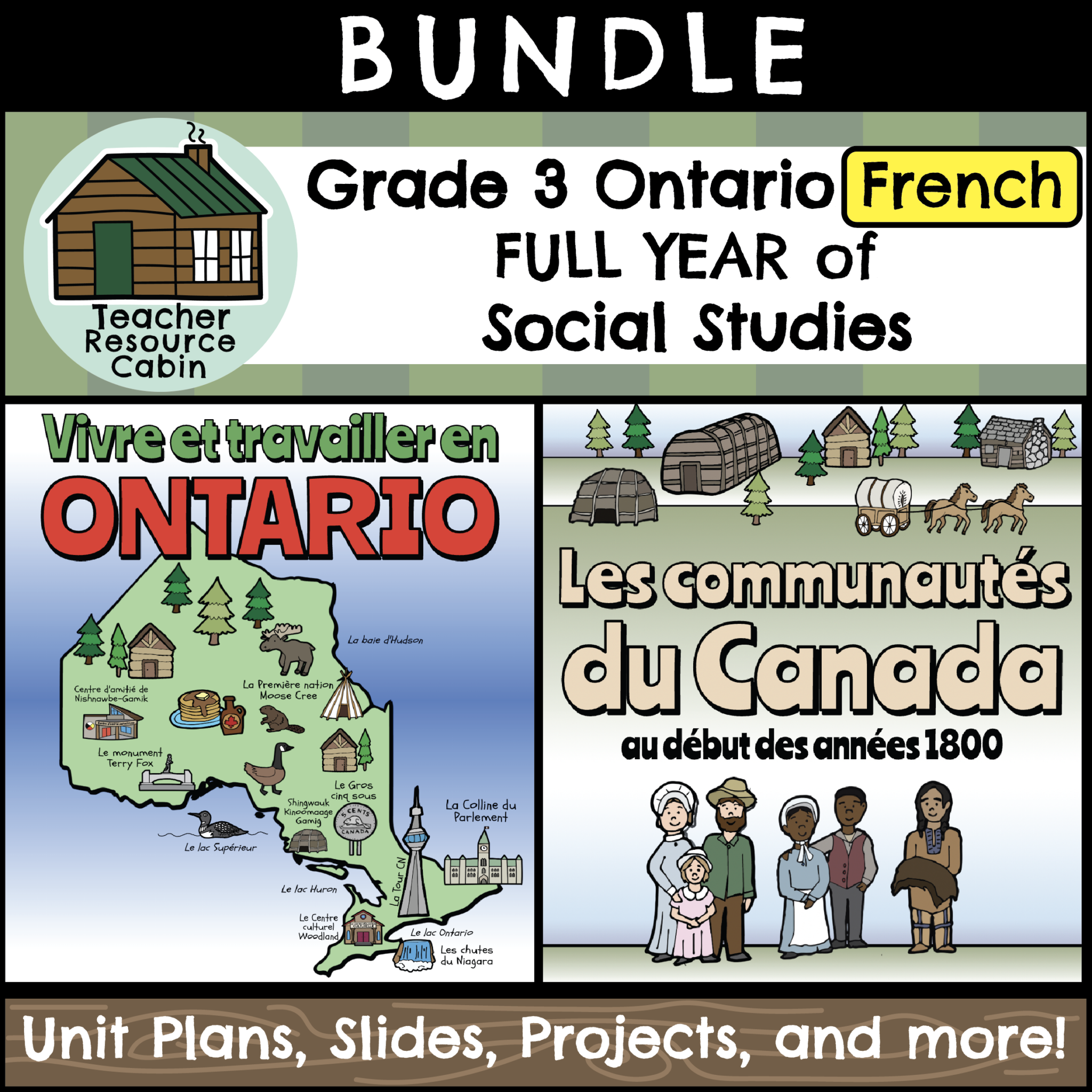Grade 3 Ontario Social Studies Mega Bundle (FULL YEAR) - Teacher ...