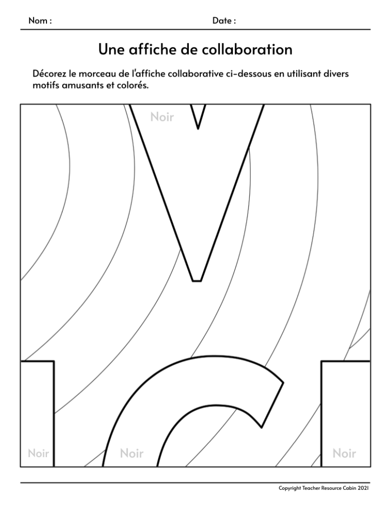 Collaborative Poster - Tout le monde est le bienvenu ici - Teacher ...