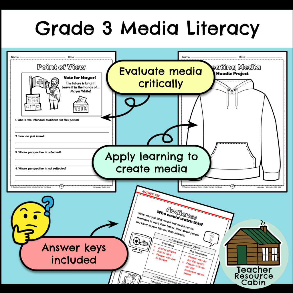 Grade 3 Media Literacy Ontario - Teacher Resource Cabin