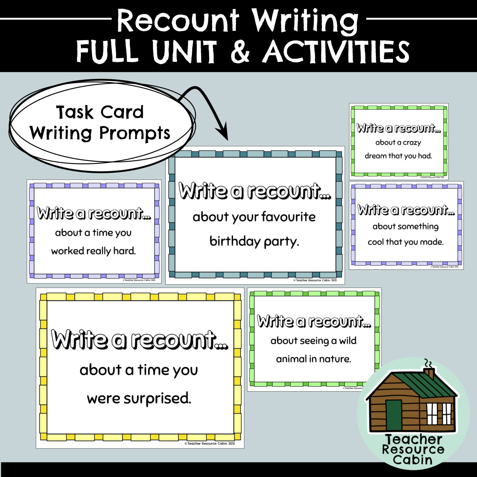 Recount Writing Unit and Activities (Grade 2/3 Language) - Teacher ...