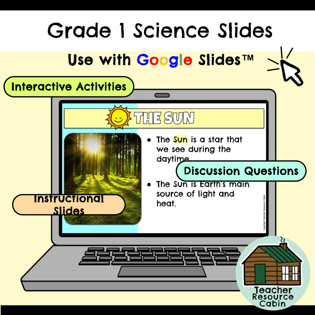 Grade 1 Ontario Science for Google Slides™ - Teacher Resource Cabin