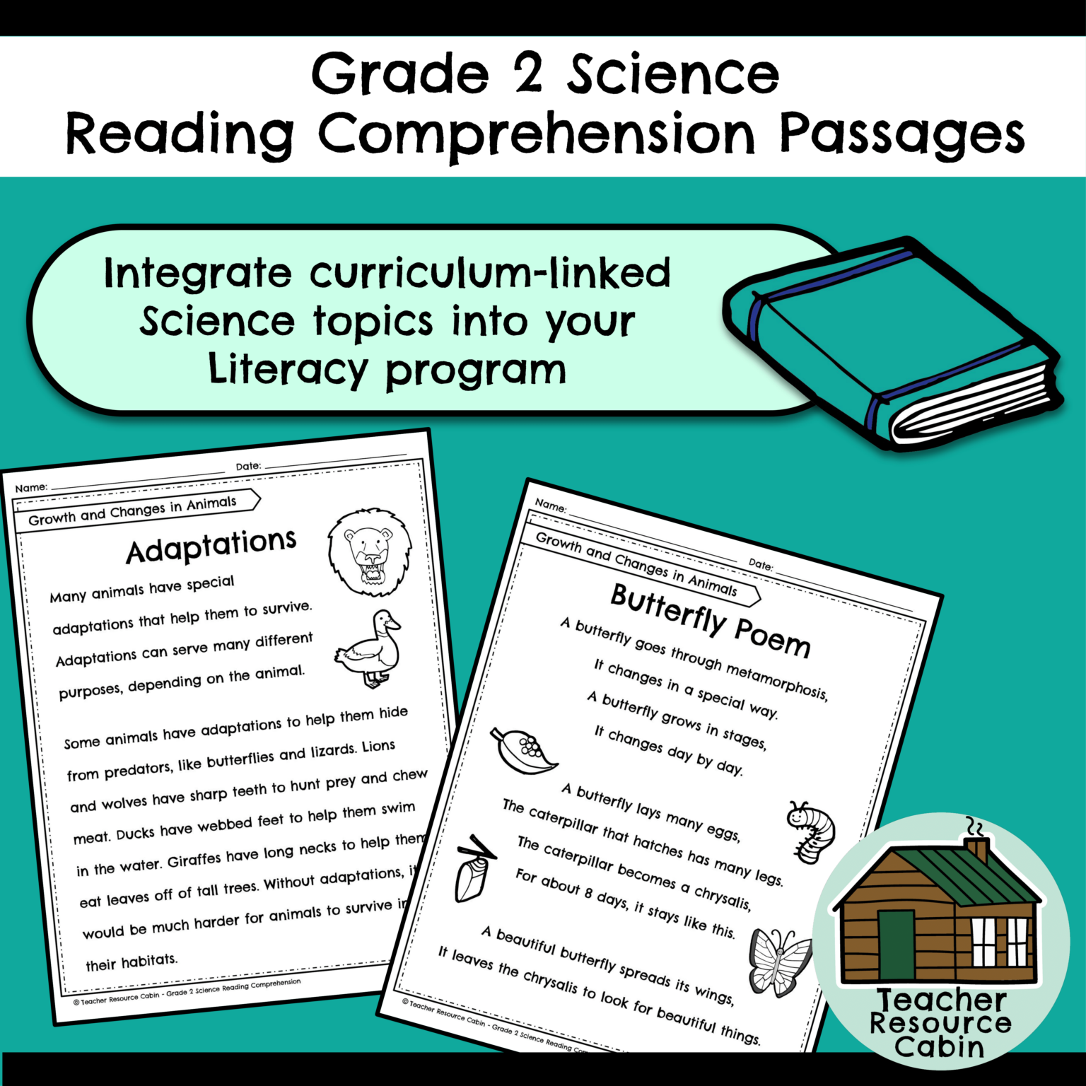 Grade 2 Science Reading Comprehension Passages and Questions - Teacher ...