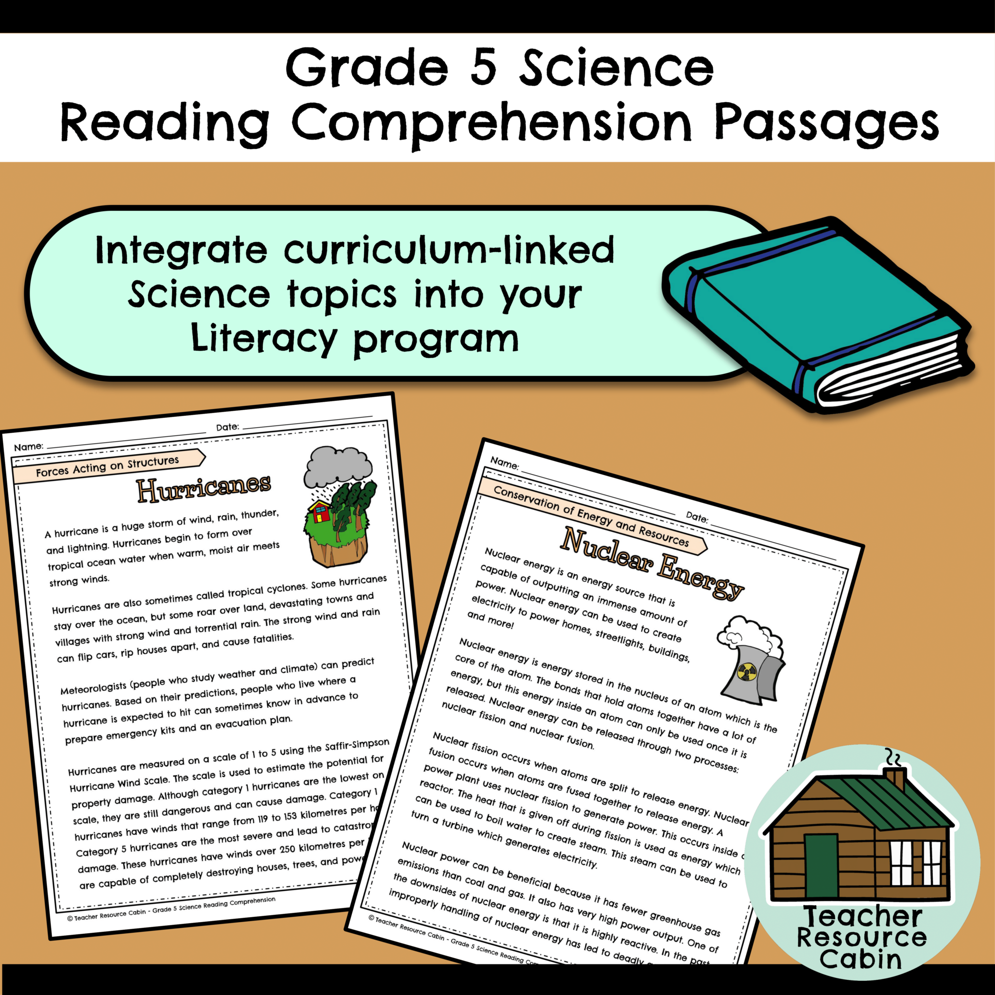 Grade 5 Science Reading Comprehension Passages and Questions - Teacher ...