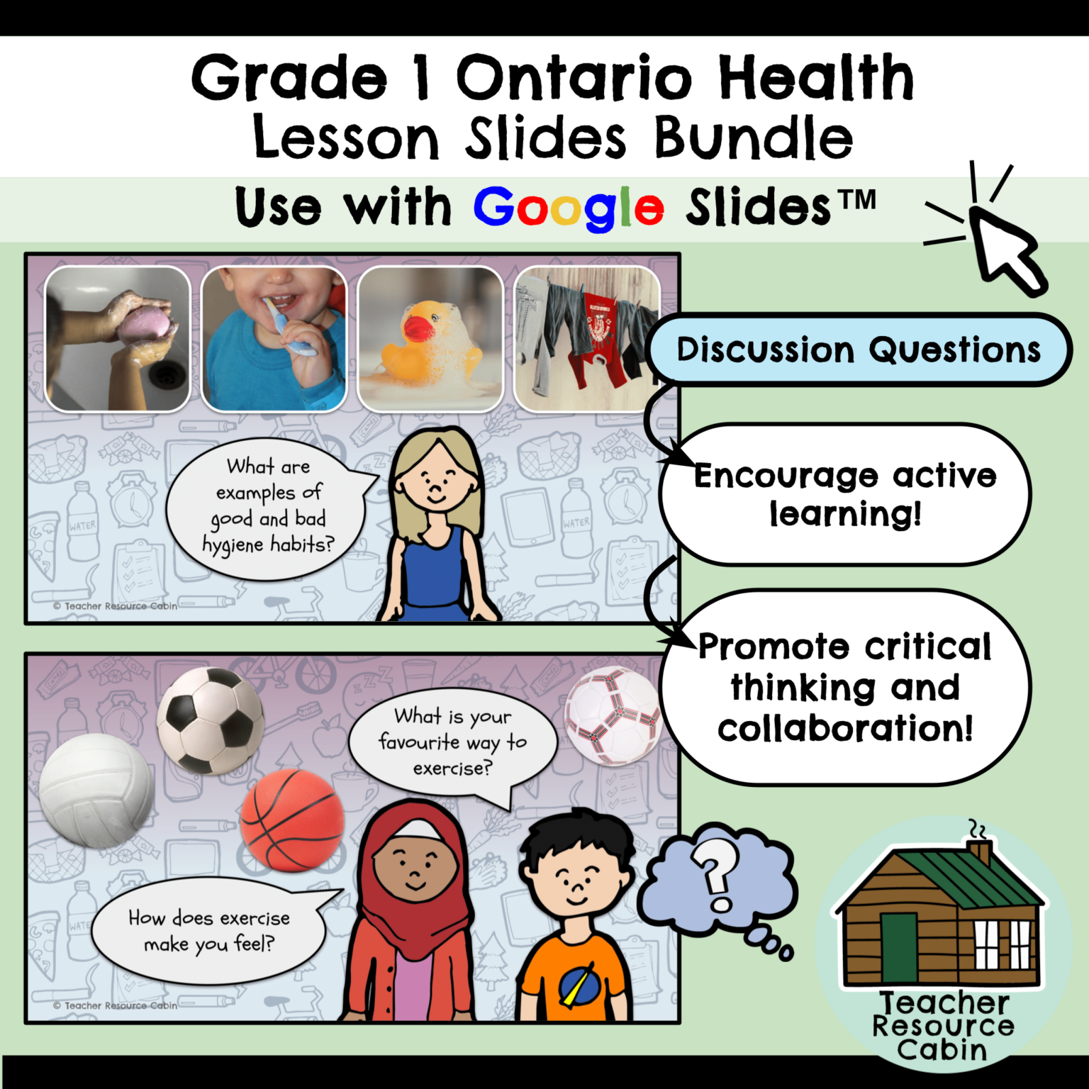 Grade 1 Ontario HEALTH Lesson Slides for Google Slides™ - Teacher ...