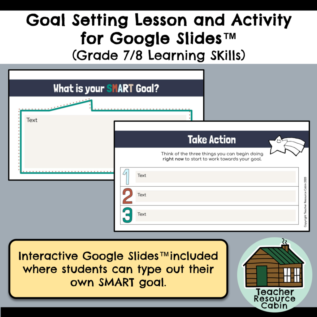 Goal Setting Lesson and Activity for Google Slides™ | SMART Goals ...