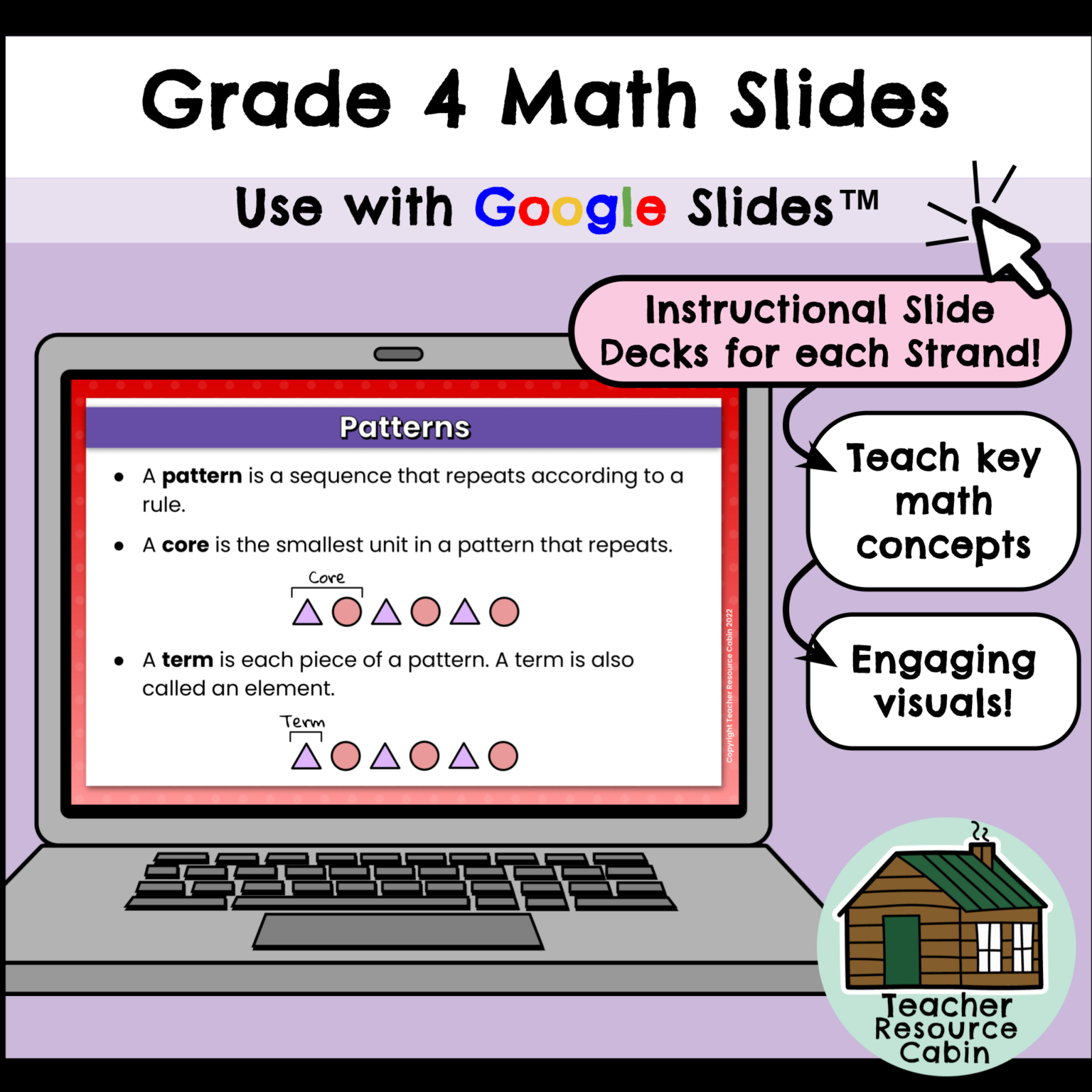 Grade 4 Ontario MATH: Google Slides™ Bundle - Teacher Resource Cabin