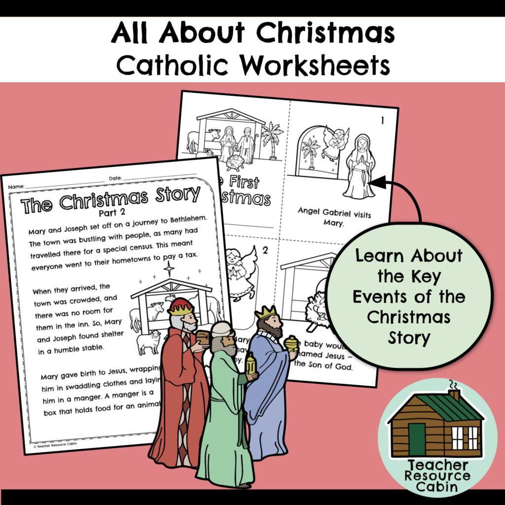 Christmas Catholic Activities (Grade 1-3 Religious Education) - Teacher ...