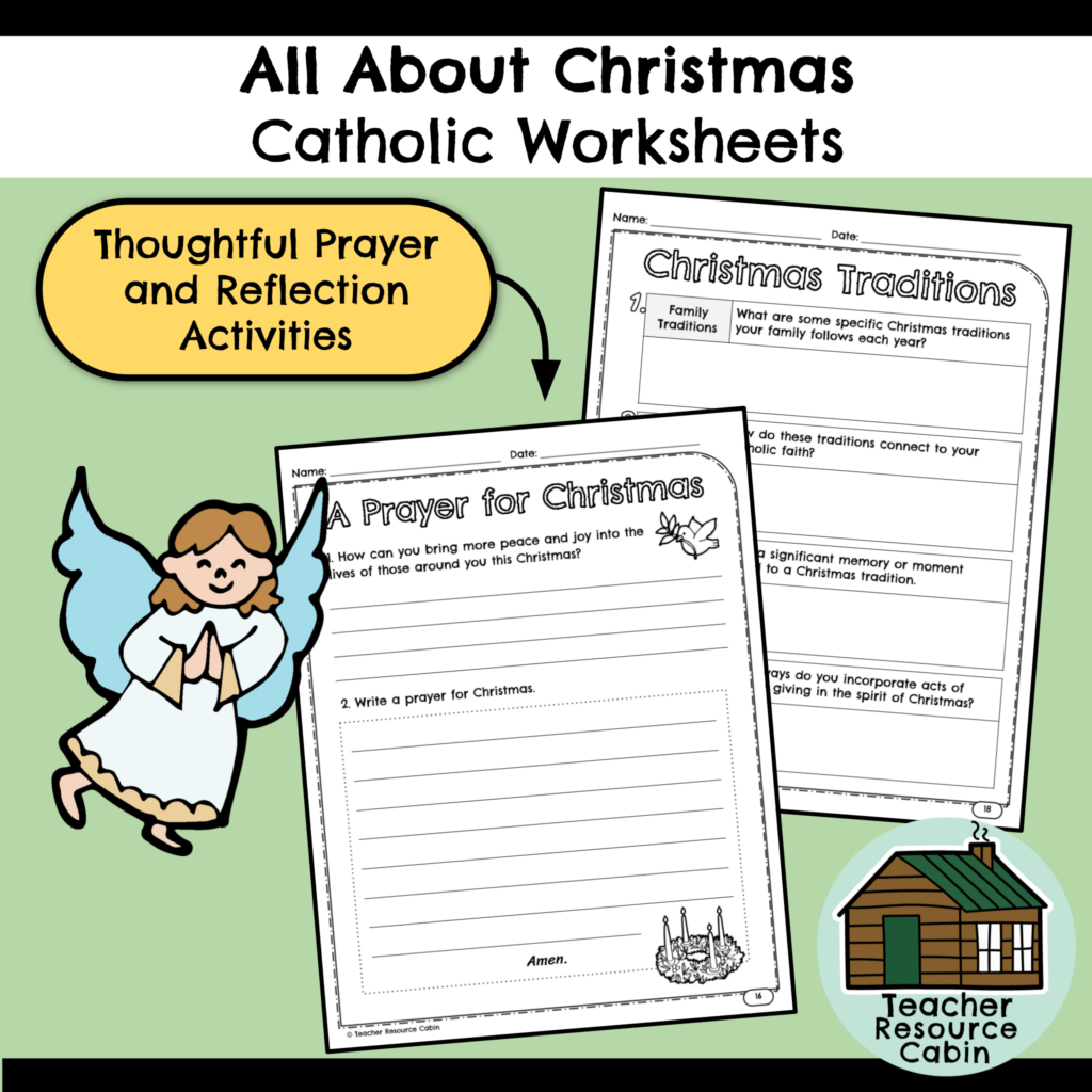 Christmas Catholic Activities (Grade 4-6 Religious Education) - Teacher ...