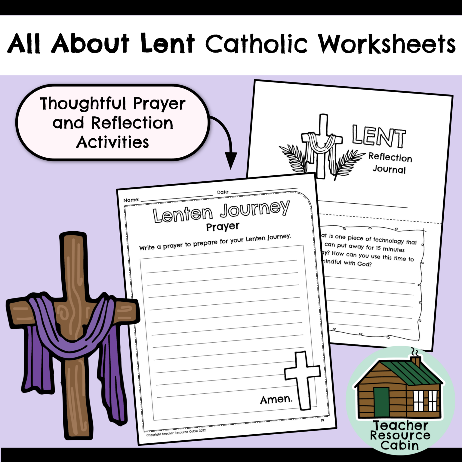 Lent Catholic Activities (Grade 4-6 Religious Education) - Teacher ...