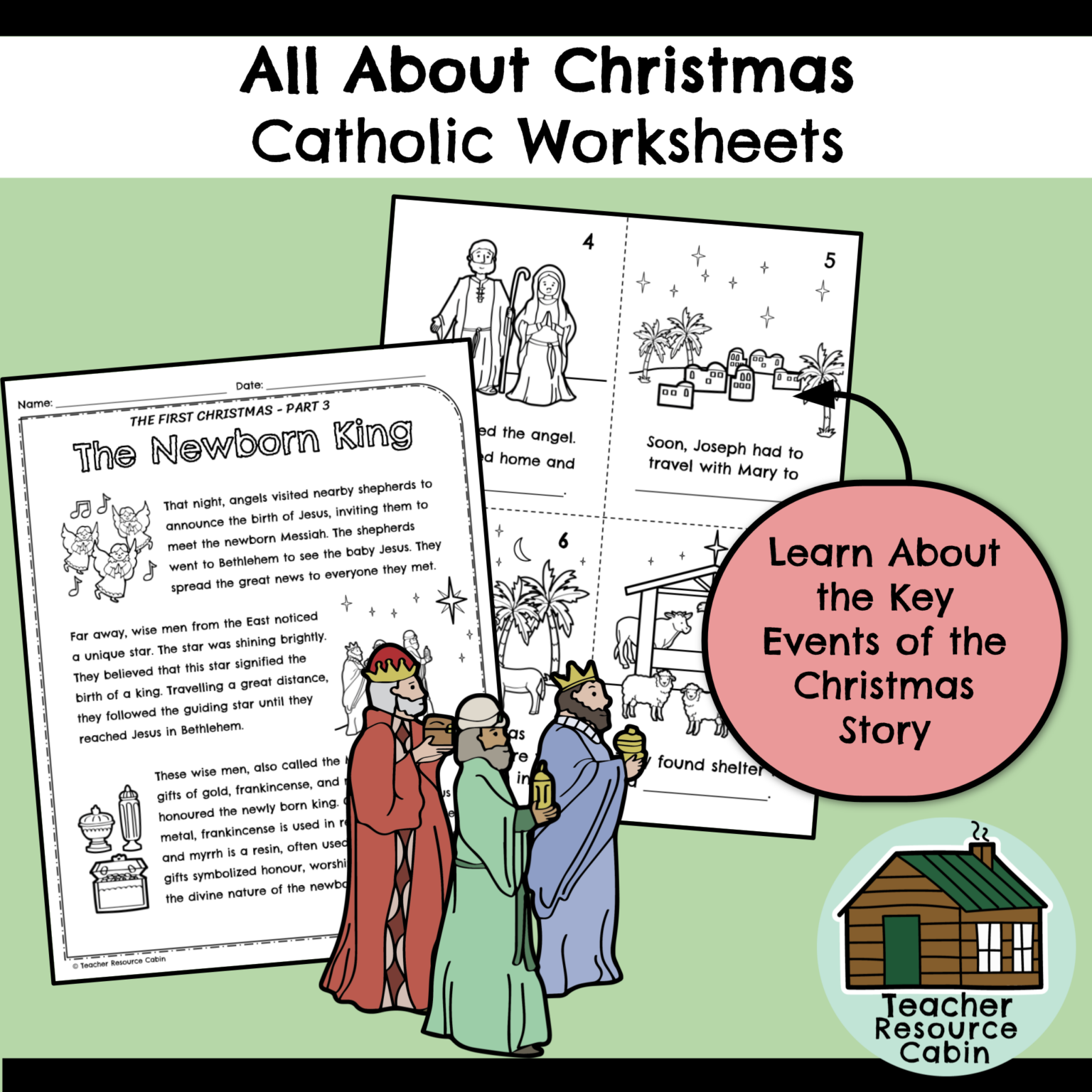 Christmas Catholic Activities (Grade 4-6 Religious Education) - Teacher ...