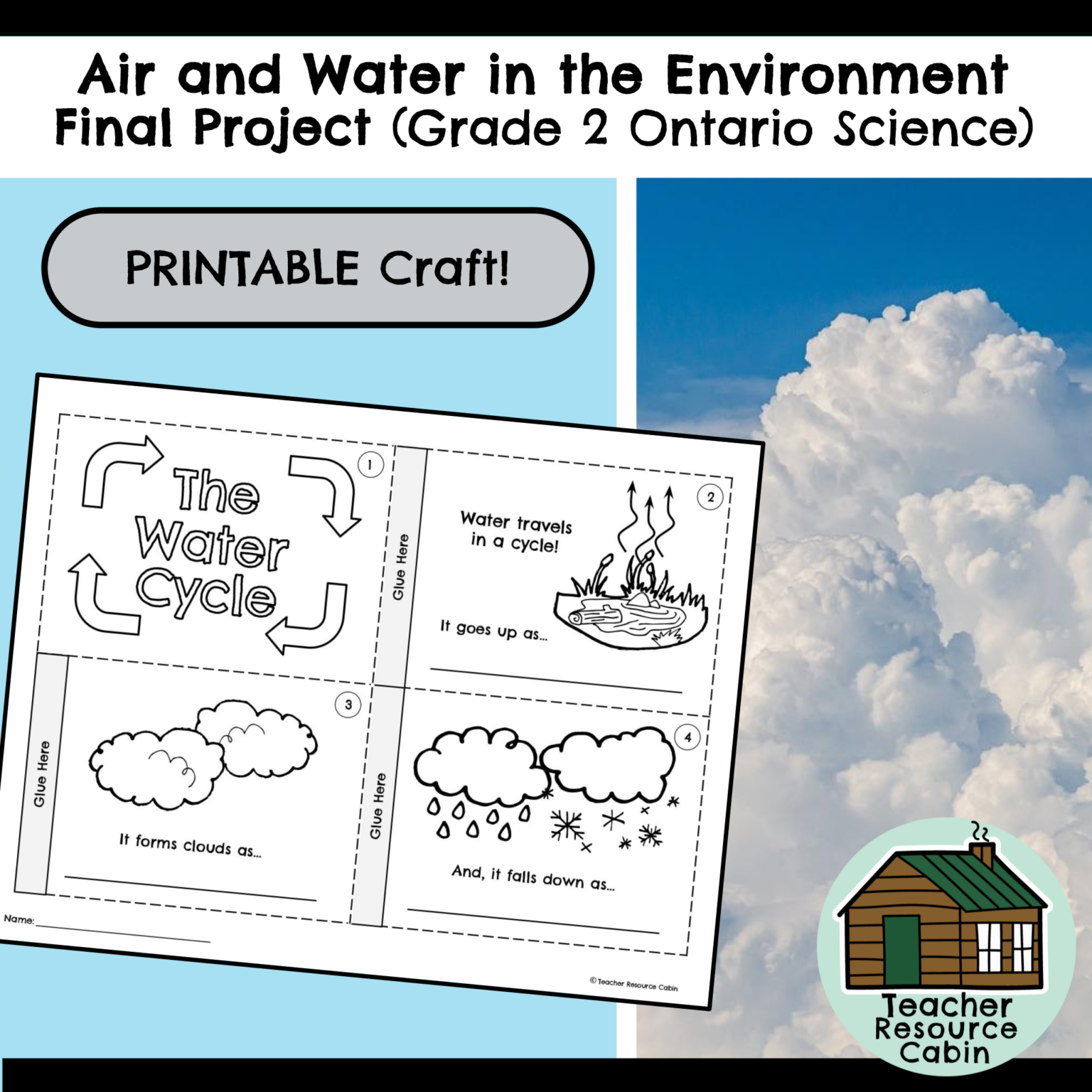 Air and Water in the Environment Final Project (Grade 2 Science ...