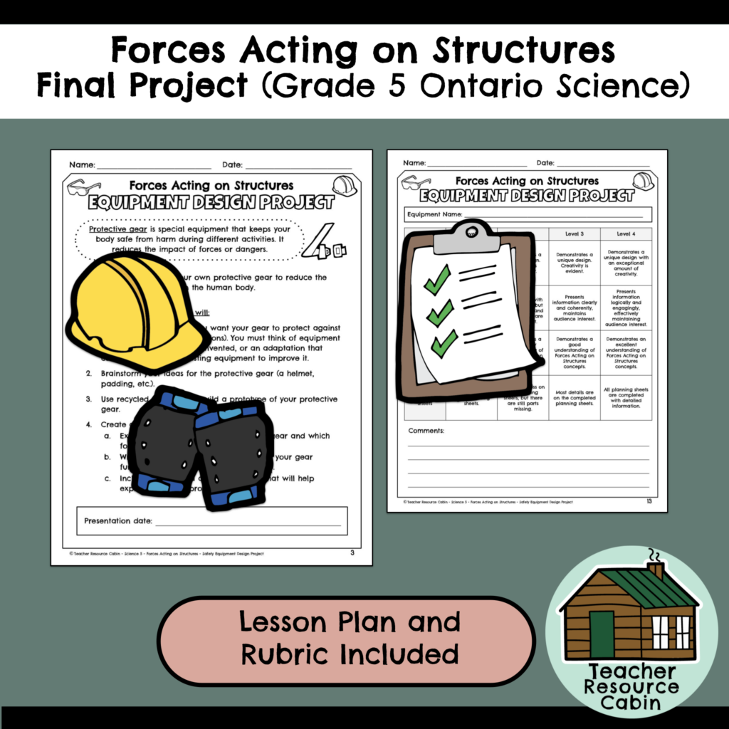 Safety Equipment Design Project for Google Slides™ (Grade 5 Science ...