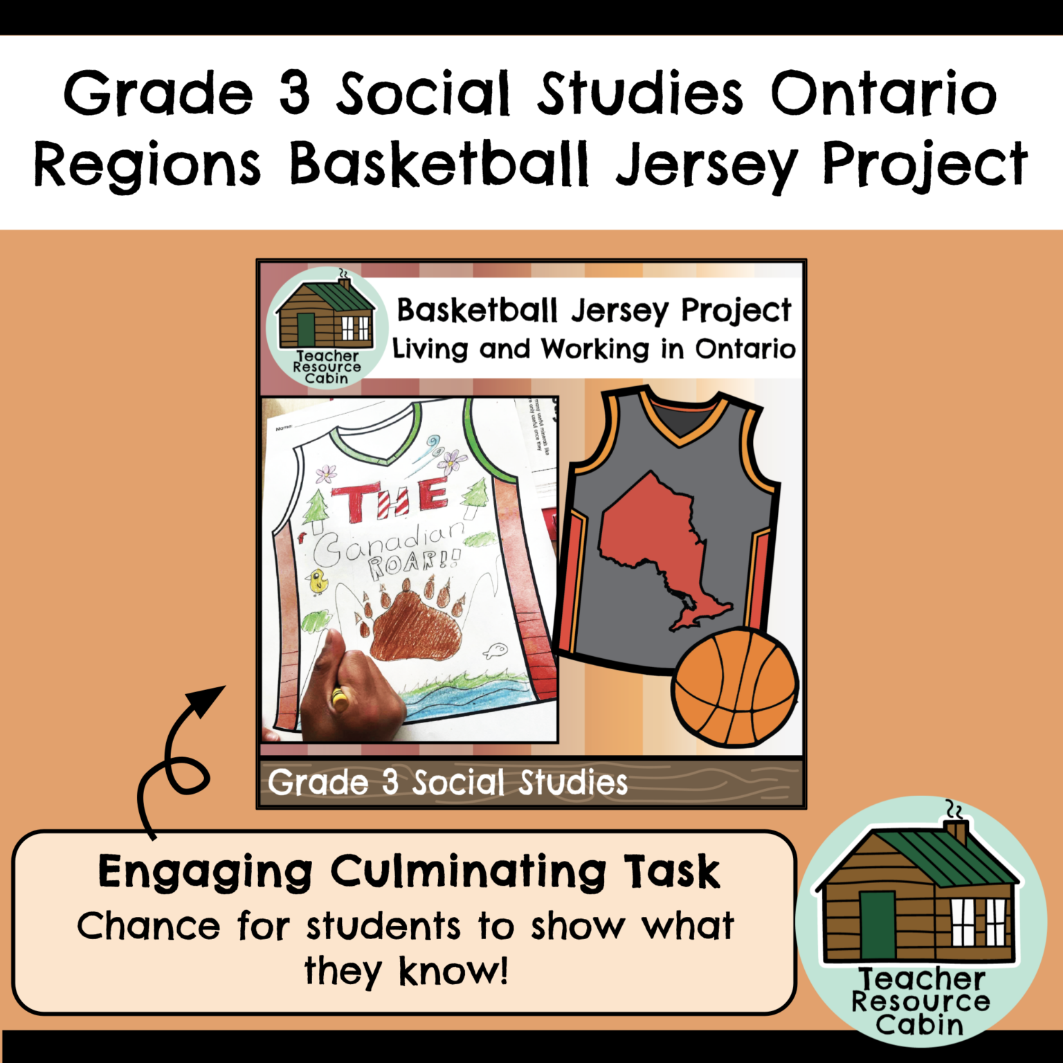 Ontario Regions Basketball Jersey Project (Grade 3 Social Studies ...