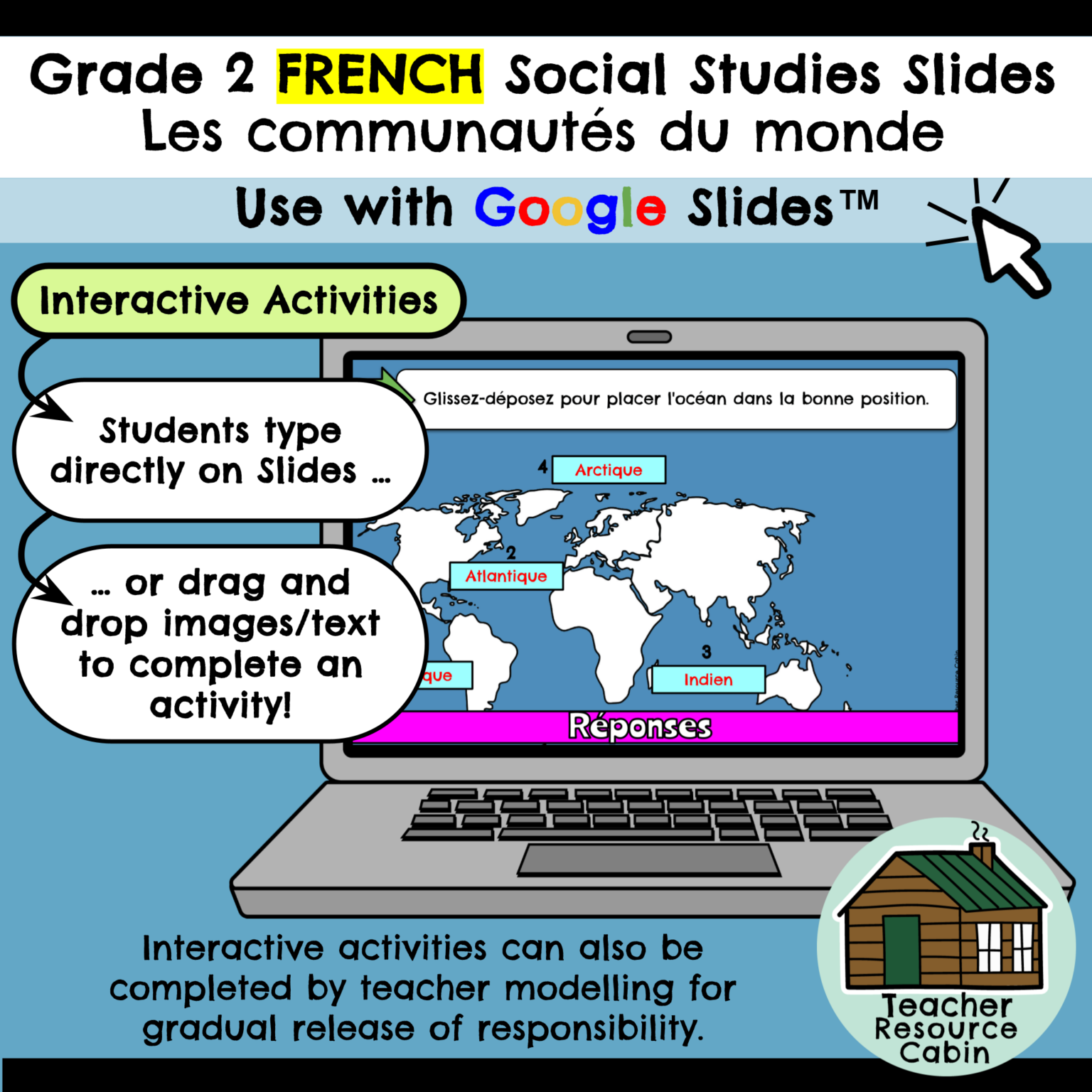 Les communautés du monde for Google Slides™ (Grade 2 FRENCH Social ...
