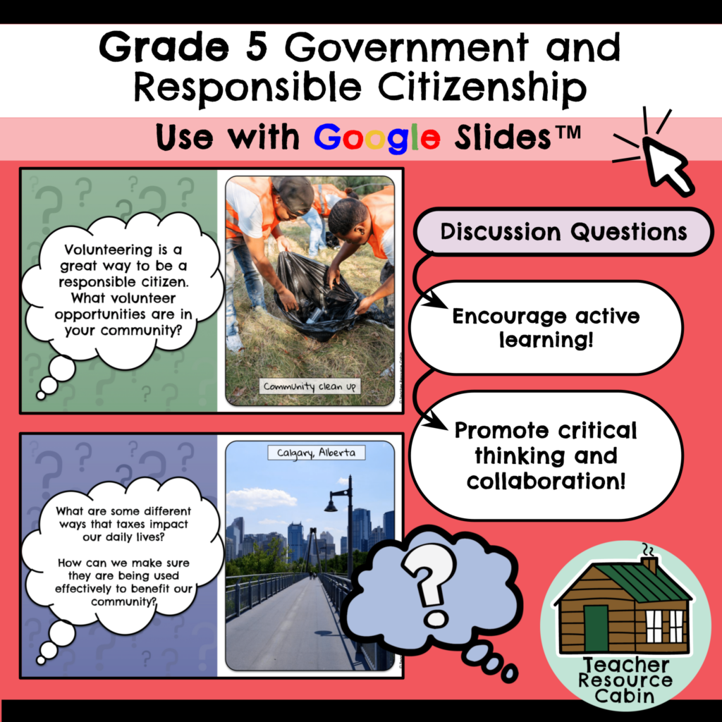 Role of Government for Google Slides™ (Grade 5 Social Studies ...