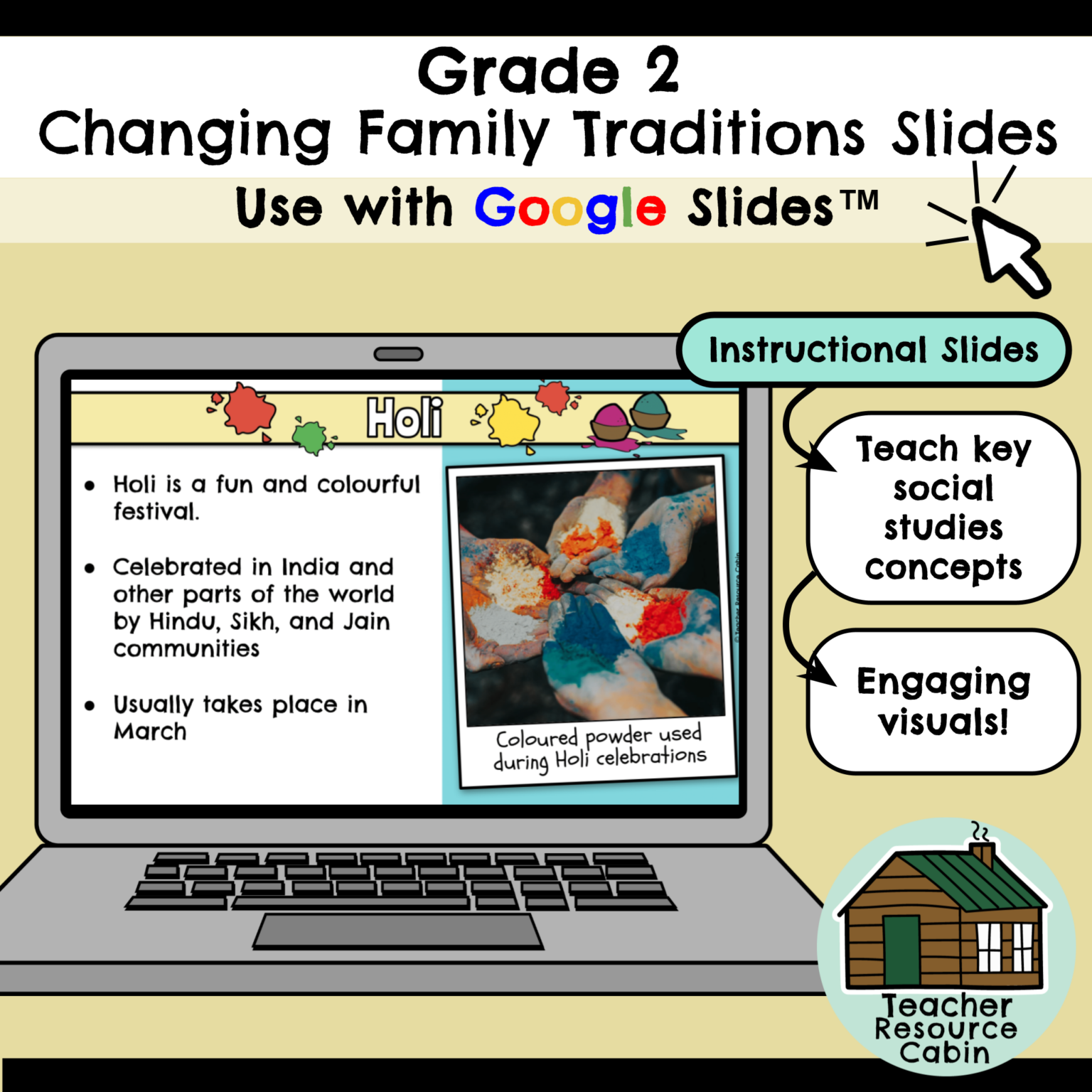Changing Family Traditions for Google Slides™ (Grade 2 Social Studies ...