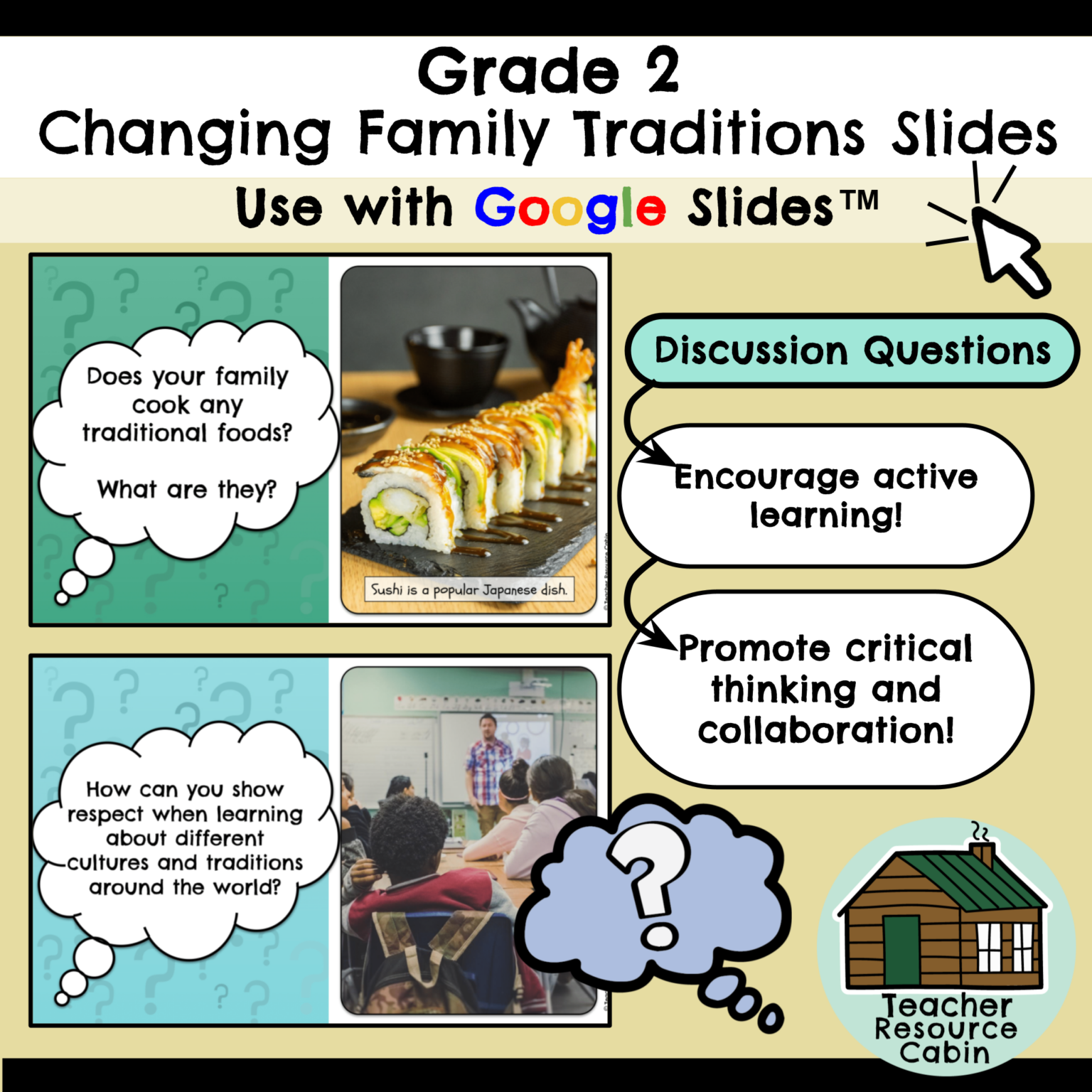 Changing Family Traditions for Google Slides™ (Grade 2 Social Studies ...