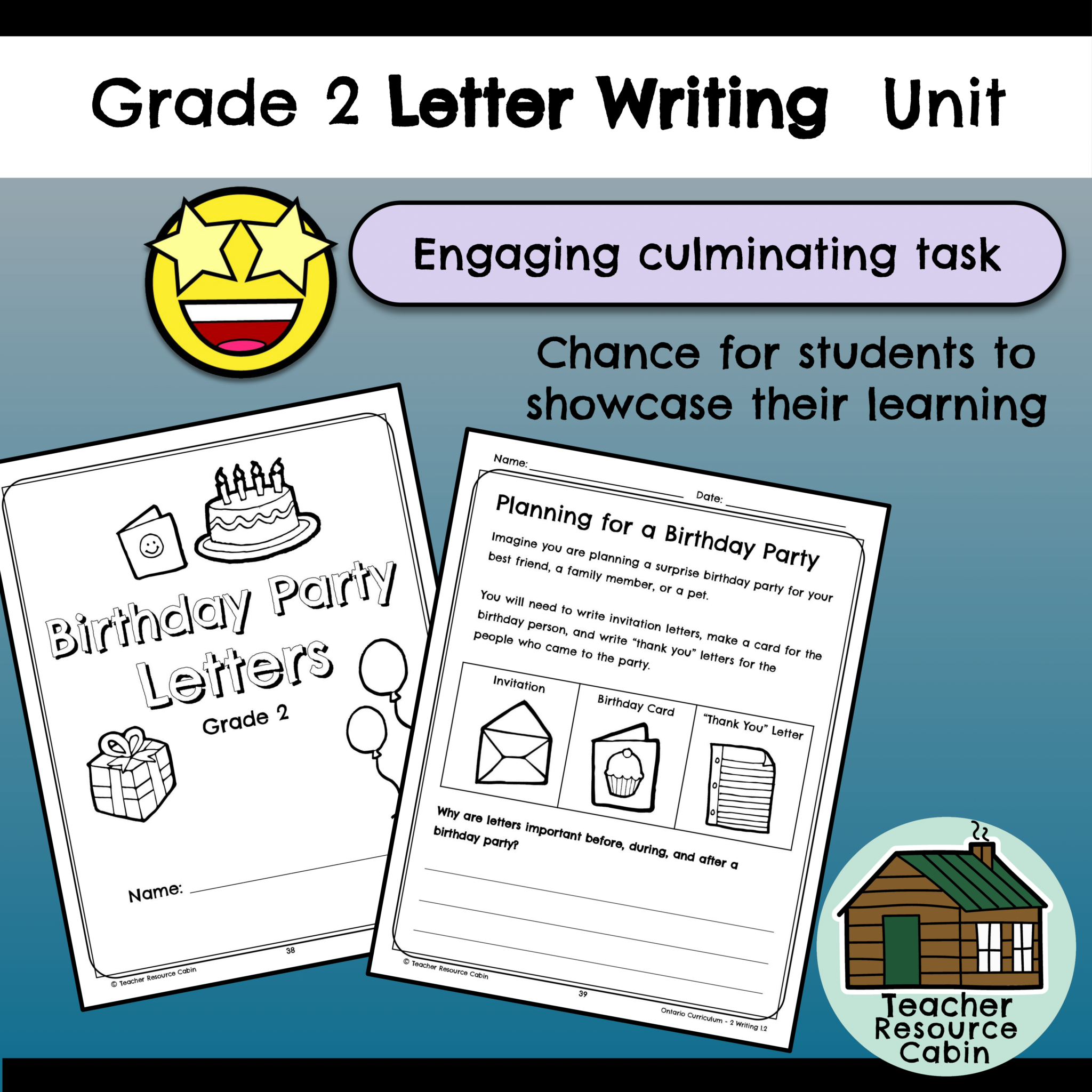 Grade 2 Friendly Letter Writing Unit (Printable + Google Slides ...
