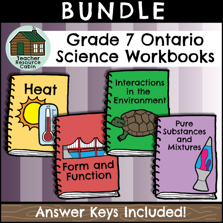 Heat in the Environment Workbook (Grade 7 Ontario Science) - Teacher ...