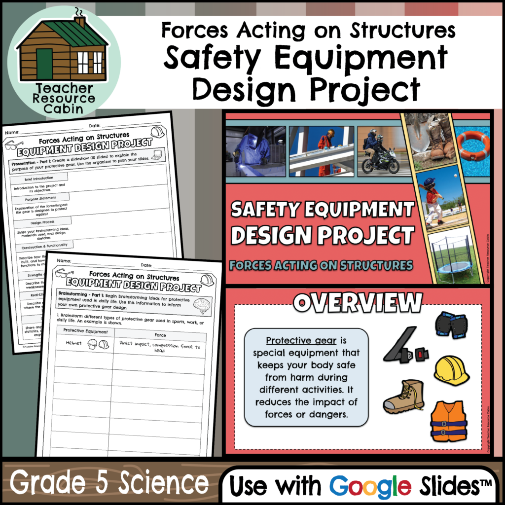 Safety Equipment Design Project for Google Slides™ (Grade 5 Science ...