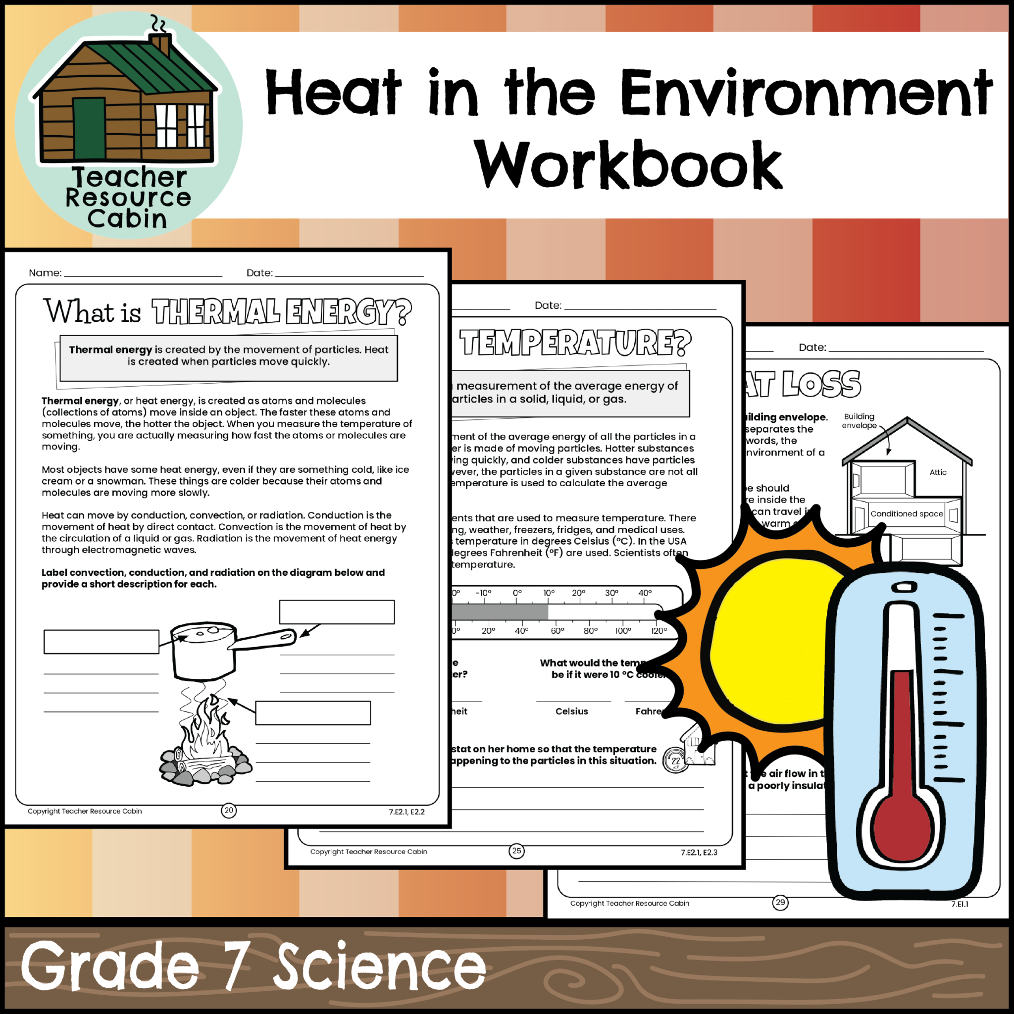 Heat in the Environment Workbook (Grade 7 Ontario Science) - Teacher ...