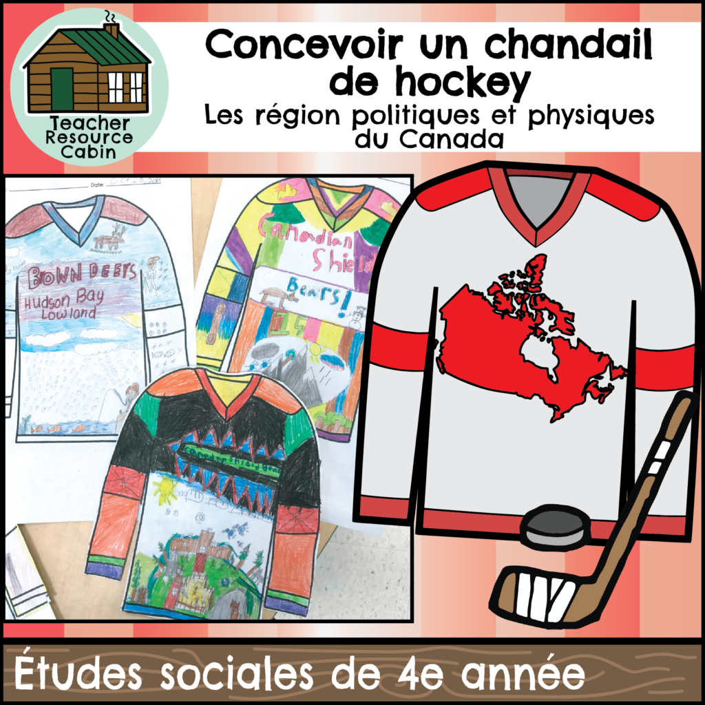 Concevoir un chandail de hockey (Grade 4 FRENCH Social Studies ...