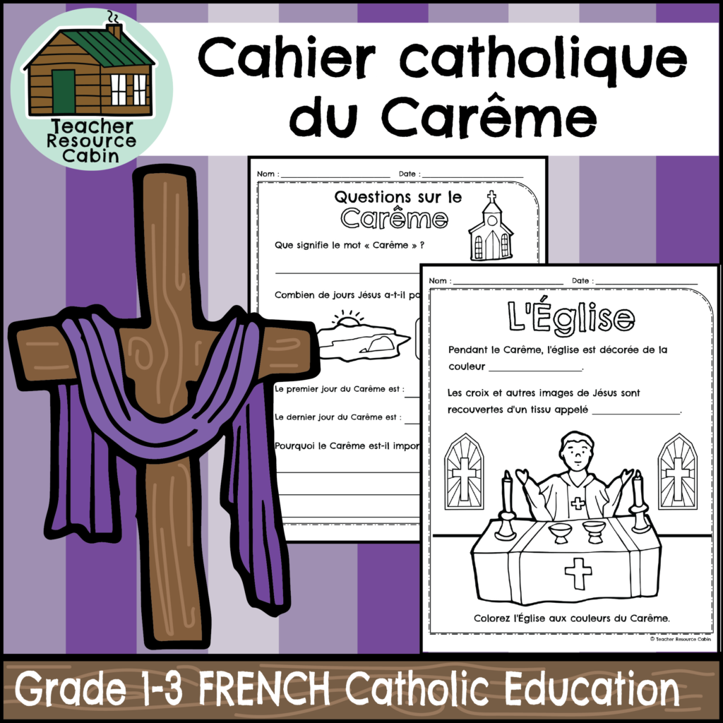 Lent Catholic Activities (Grade 1-3 Religious Education) - Teacher ...