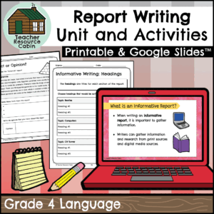 Grade 4 Ontario Language Bundle (FULL YEAR) - Teacher Resource Cabin