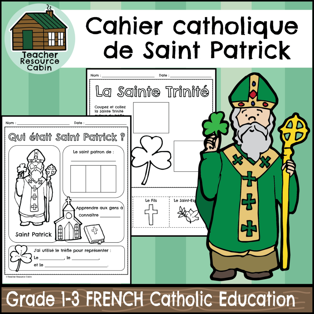 Saint Patrick's Day Catholic Activities (Grade 1-3 Religious Education ...