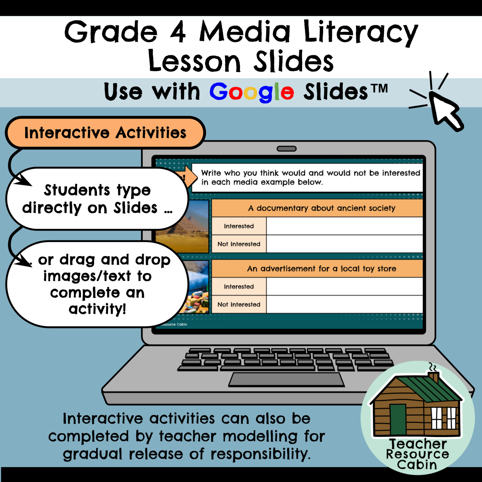 Media Literacy for Google Slides™ (Grade 4 Language Ontario) - Teacher ...