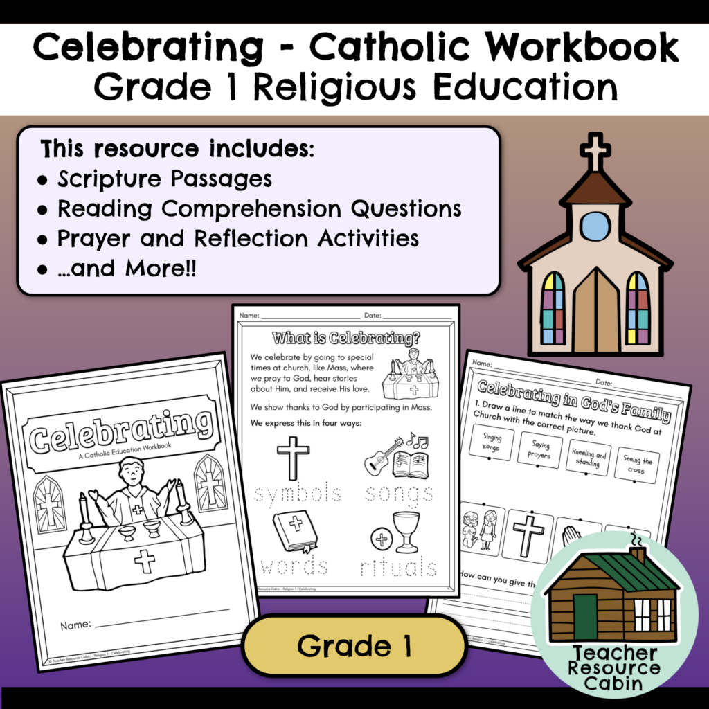 Celebrating - Catholic Workbook (Grade 1 Religious Education) - Teacher ...