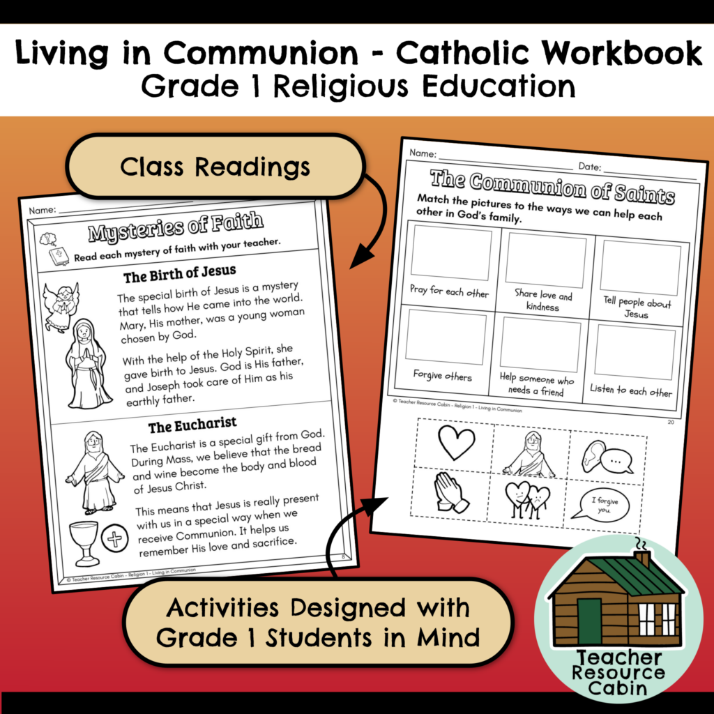 Living in Communion - Catholic Workbook (Grade 1 Religious Education ...