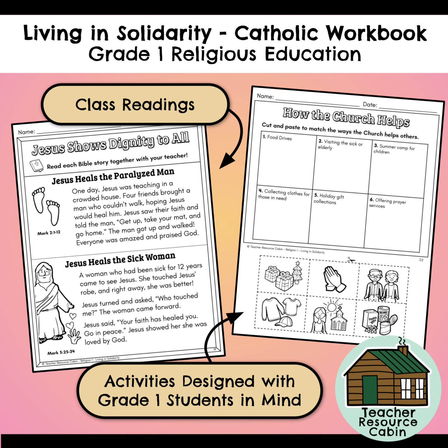 Living in Solidarity - Catholic Workbook (Grade 1 Religious Education ...