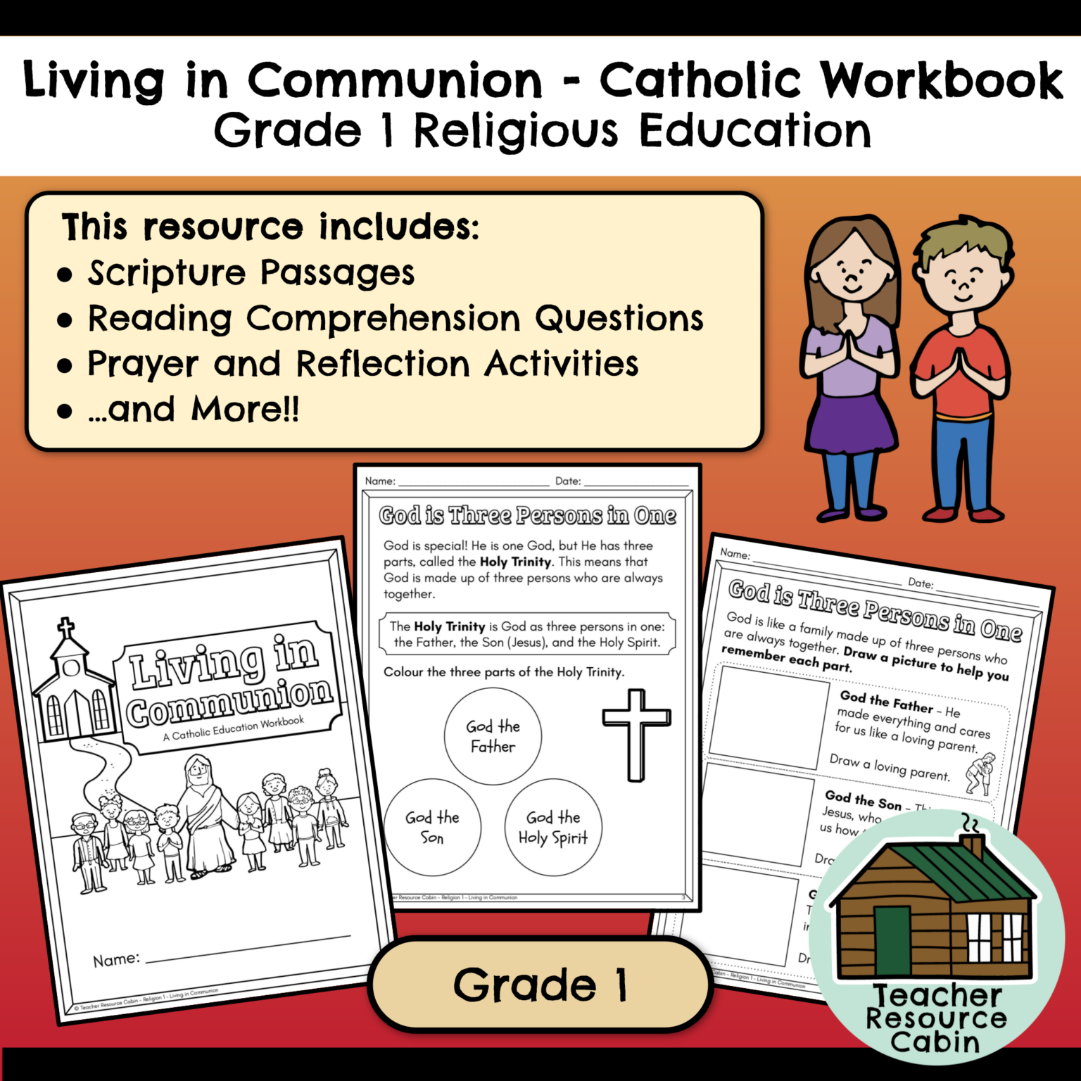 Living in Communion - Catholic Workbook (Grade 1 Religious Education ...