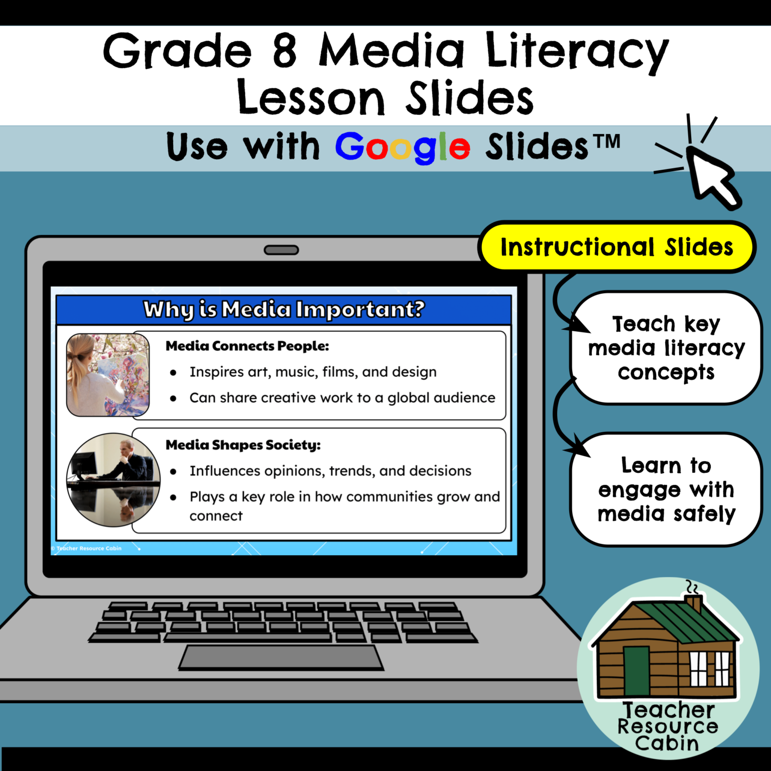 Media Literacy for Google Slides™ (Grade 8 Language Ontario) - Teacher ...