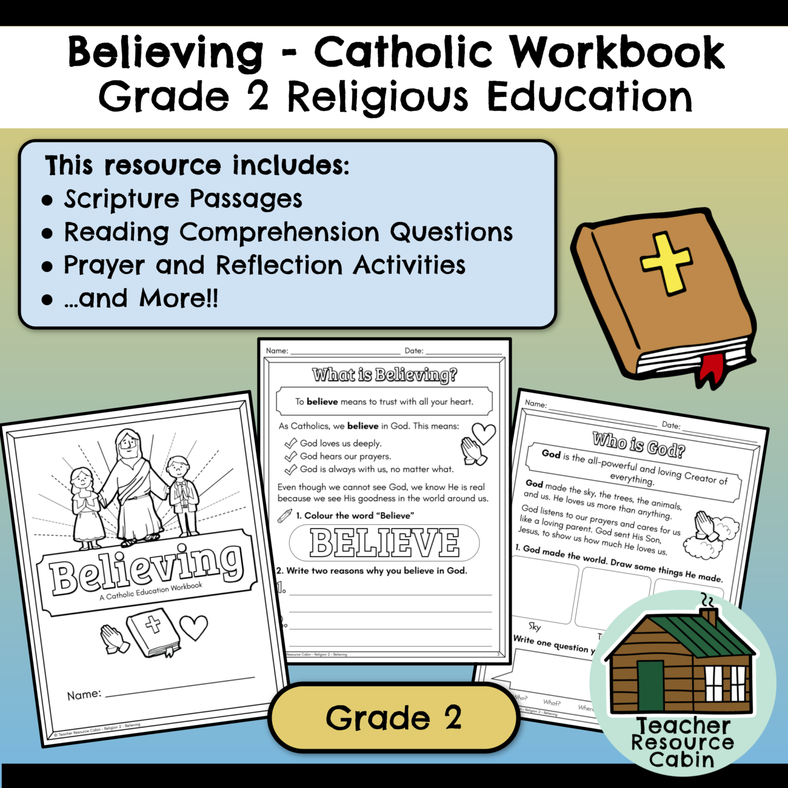 Believing - Catholic Workbook (Grade 2 Religious Education) - Teacher ...