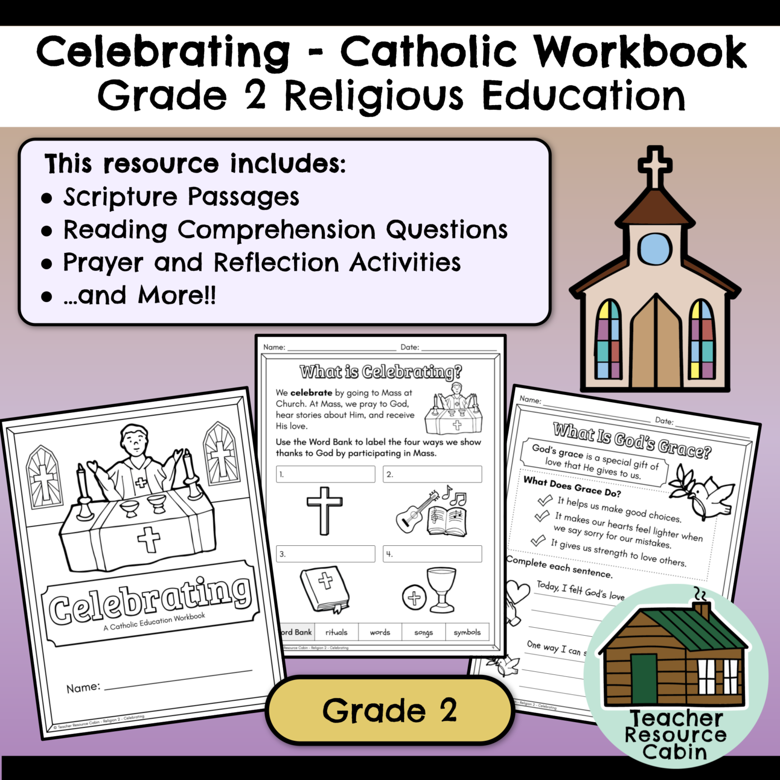 Celebrating - Catholic Workbook (Grade 2 Religious Education) - Teacher ...
