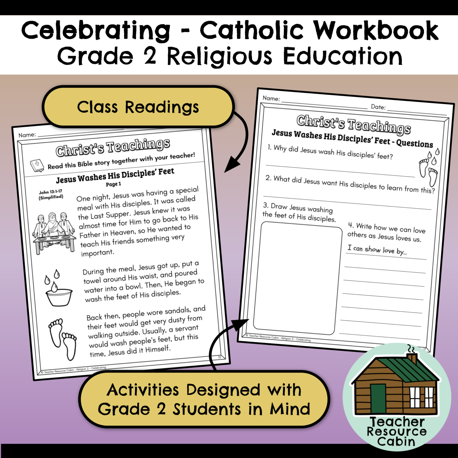 Celebrating - Catholic Workbook (Grade 2 Religious Education) - Teacher ...