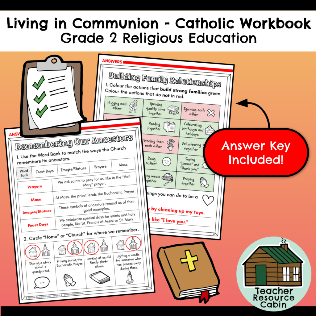 Living in Communion - Catholic Workbook (Grade 2 Religious Education ...