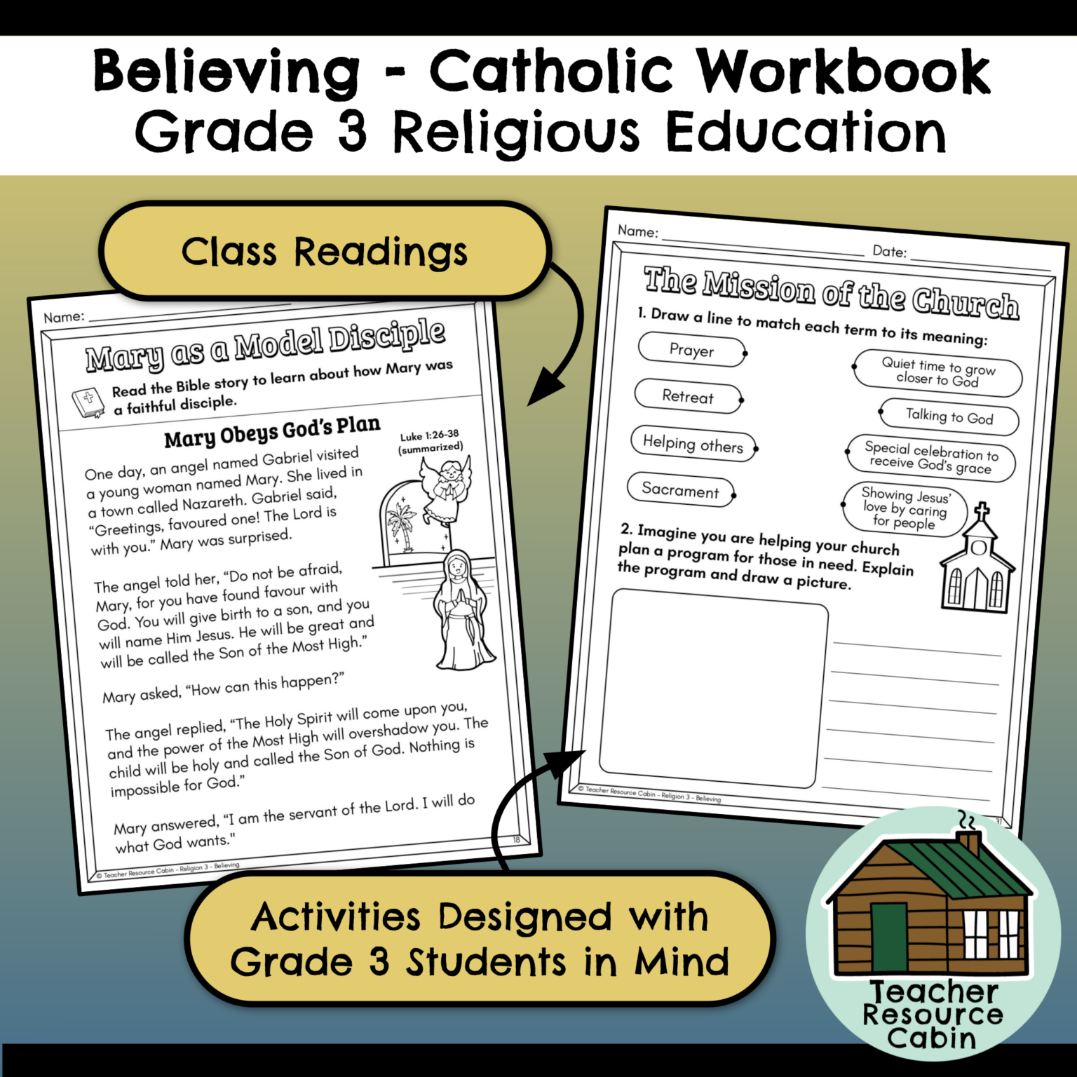 Believing - Catholic Workbook (Grade 3 Religious Education) - Teacher ...