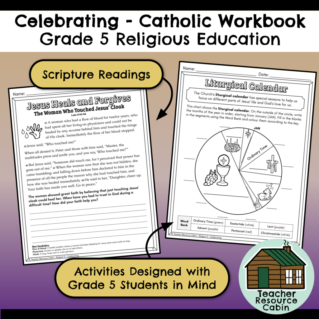 Celebrating - Catholic Workbook (Grade 5 Religious Education) - Teacher ...