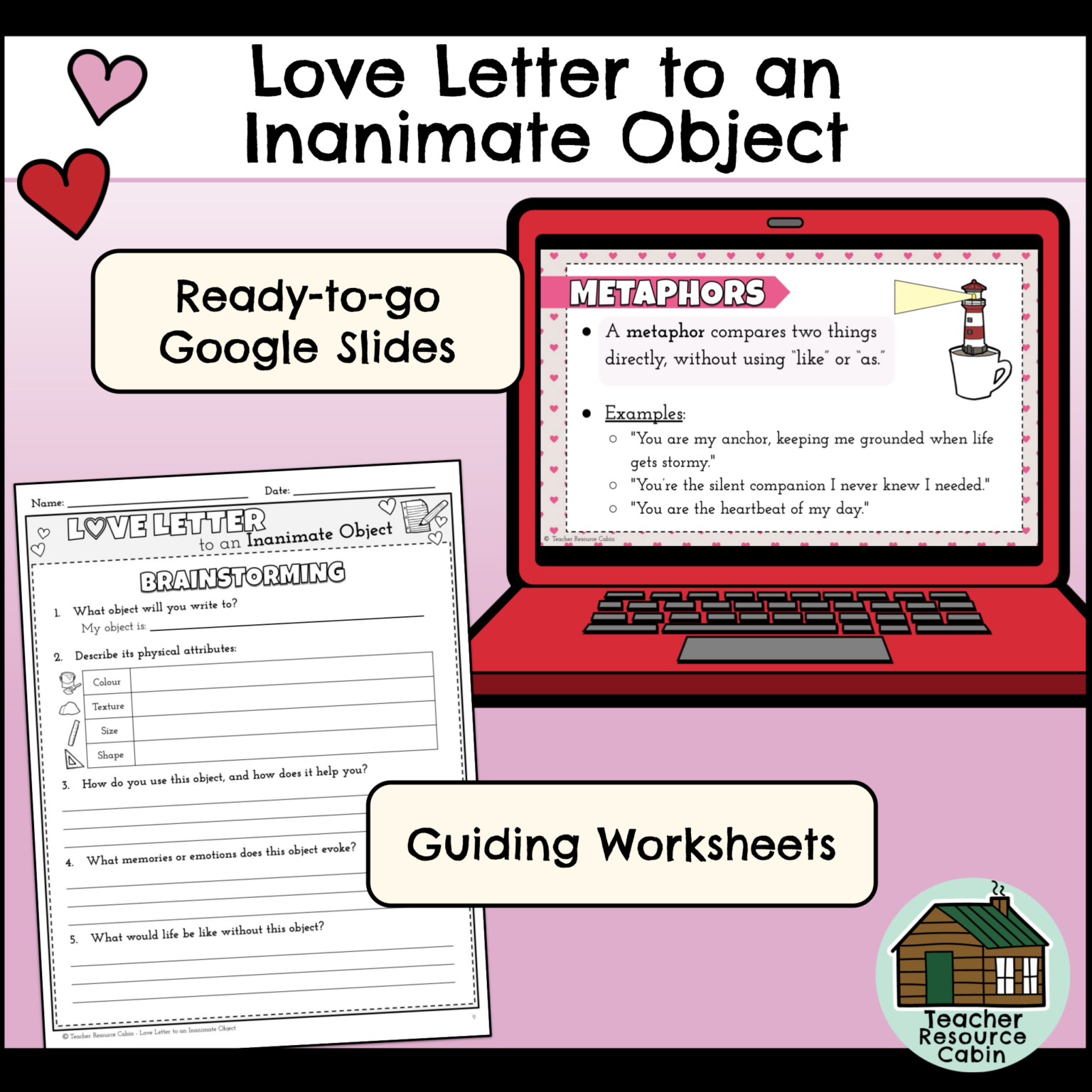 Love Letter to an Inanimate Object - Valentine's Day (Grade 7/8 ...