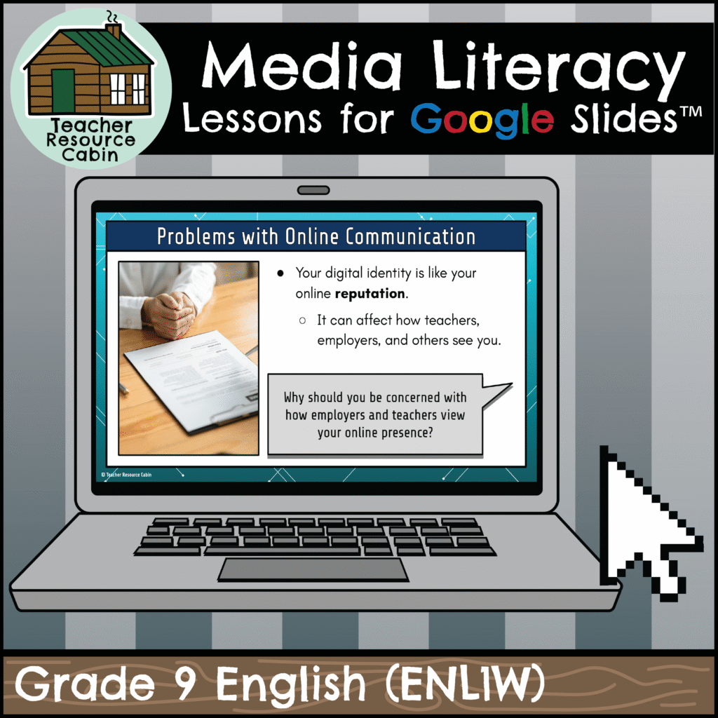 Media Literacy for Google Slides™ (Grade 9 English ENL1W) - Teacher ...