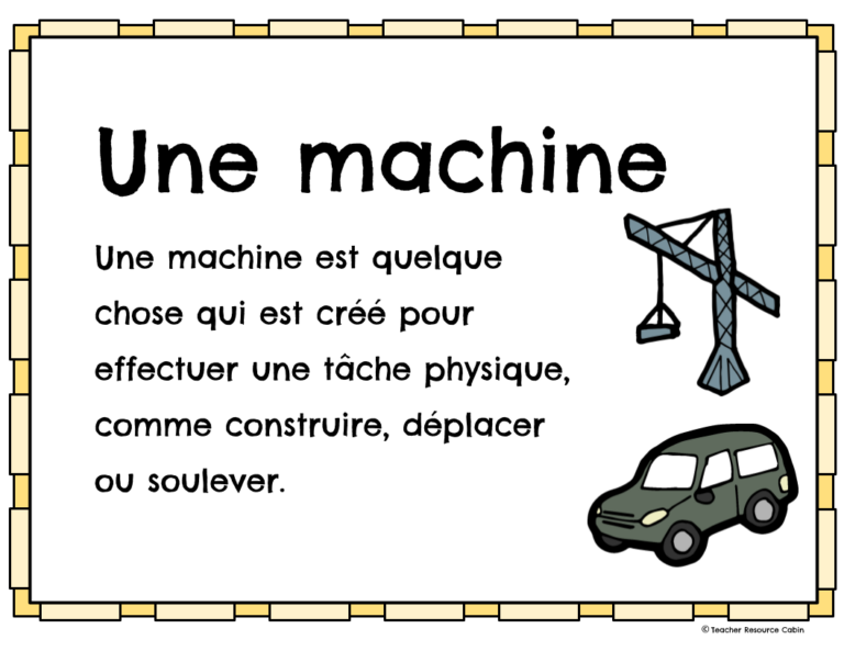 Grade 4 FRENCH SCIENCE Word Wall and Posters - Teacher Resource Cabin